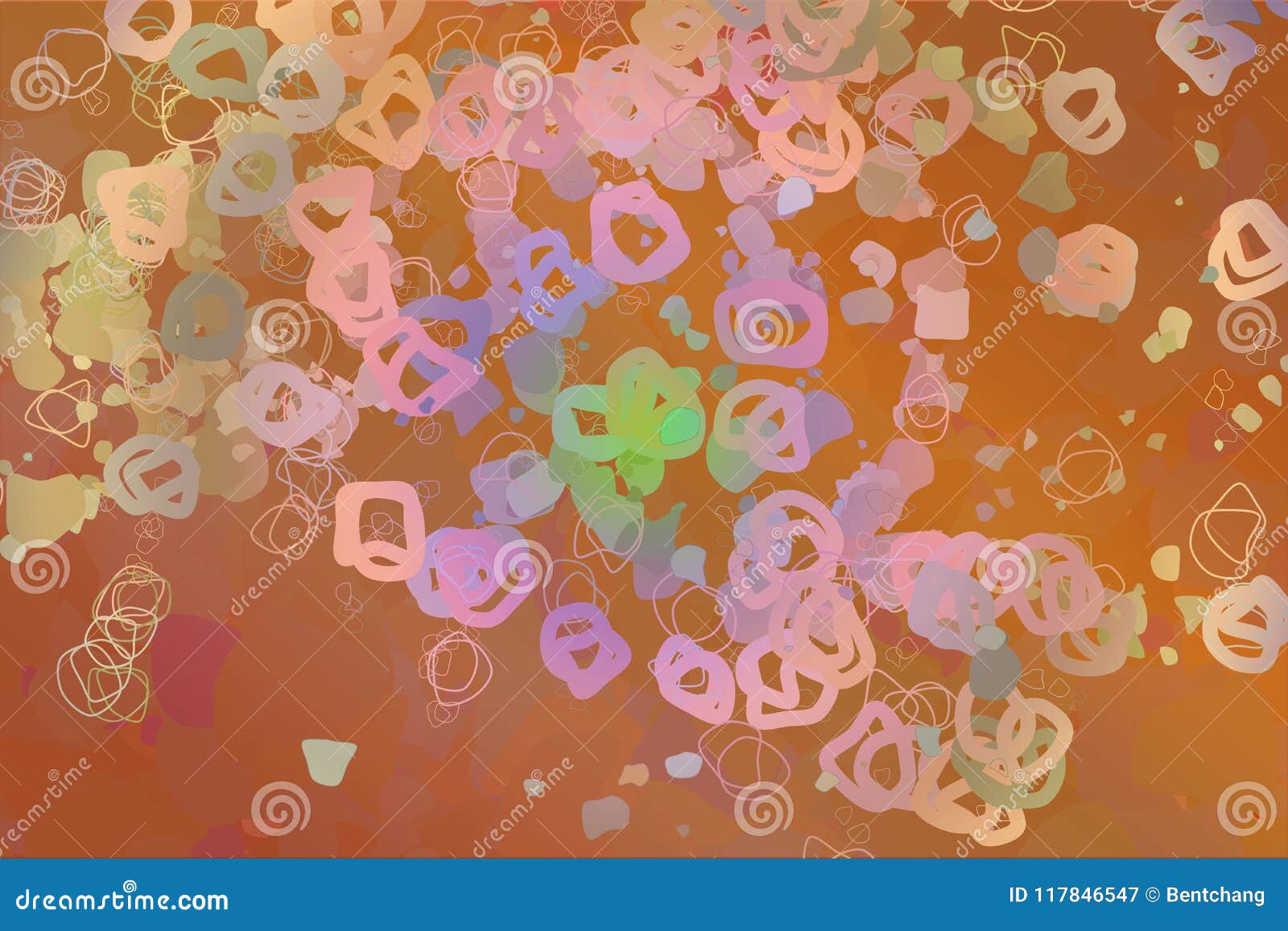 Artistic Blended Messy Shapes Background Pattern Abstract. Texture ...