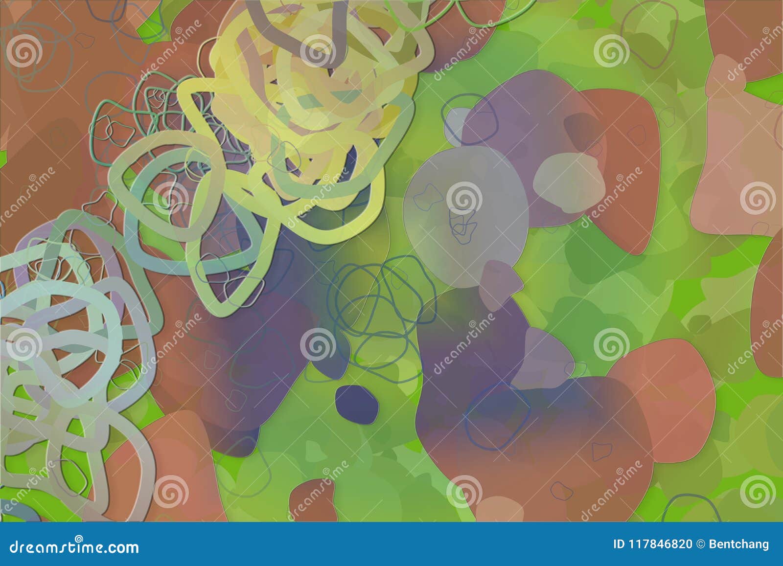 Artistic Blended Messy Shapes Background Pattern Abstract. Texture ...