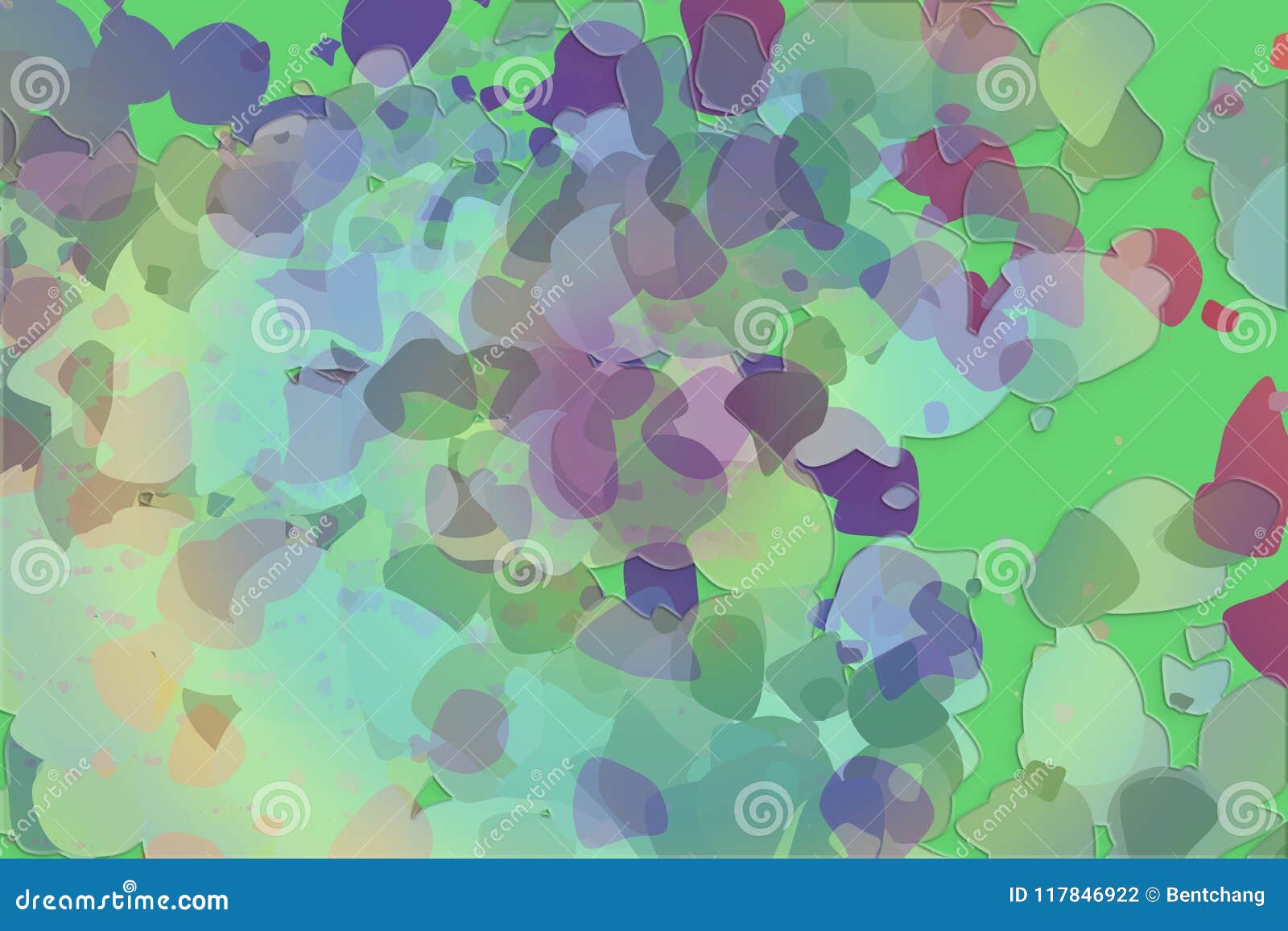 Artistic Blended Messy Shapes Background Pattern Abstract. Drawing ...