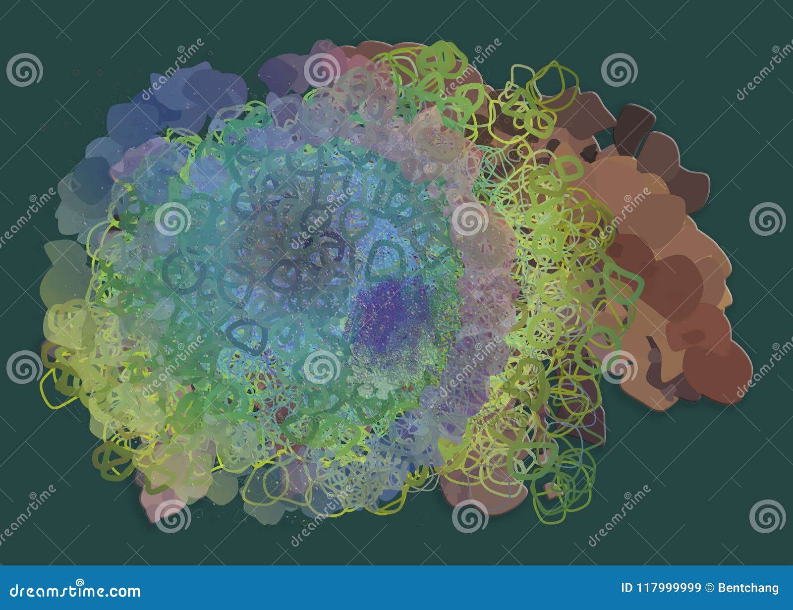 Artistic Blended Messy Shapes Background Pattern Abstract. Web, Graphic ...