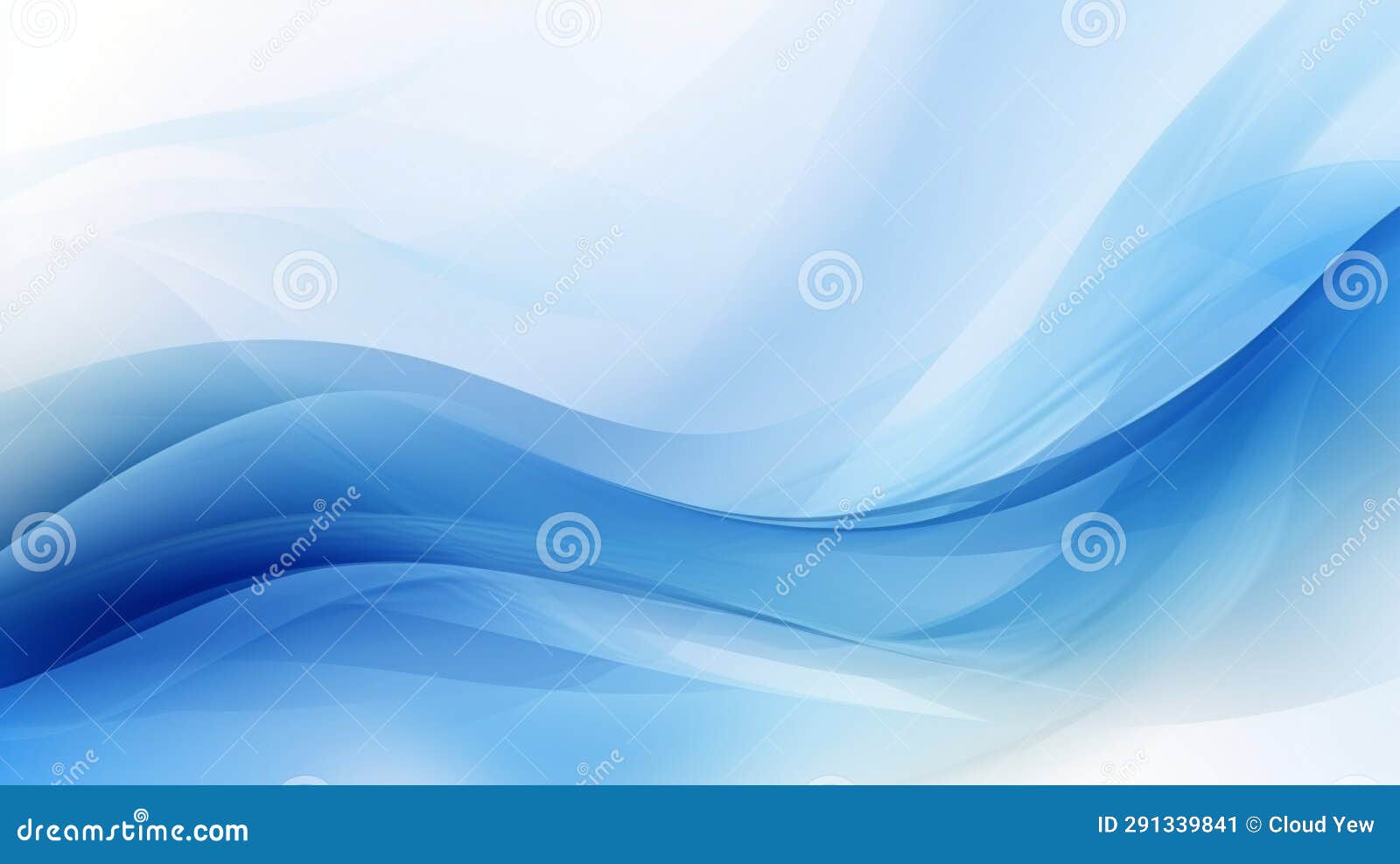 Artistic Blue Background, Creative Fusion of Color Stock Illustration ...