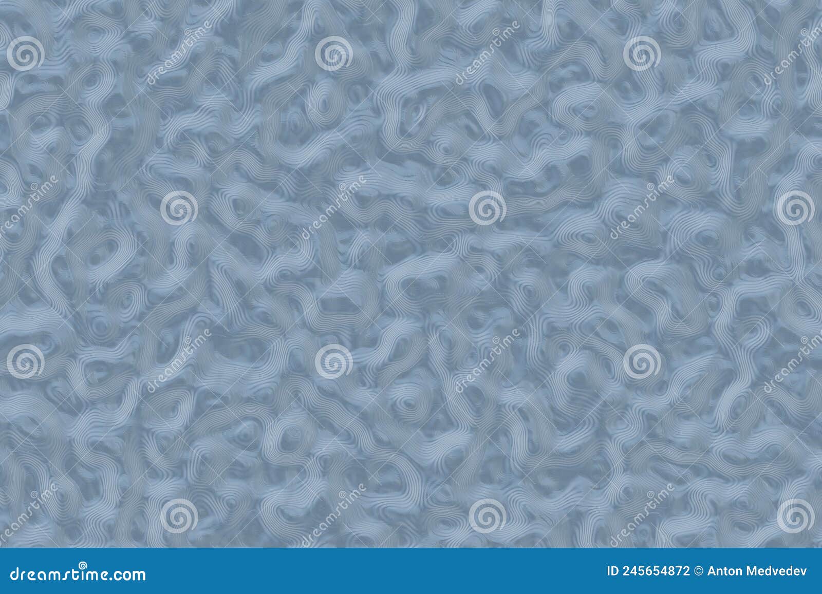 Artistic Blue Pattern with Soft Forms Computer Graphic Background or ...