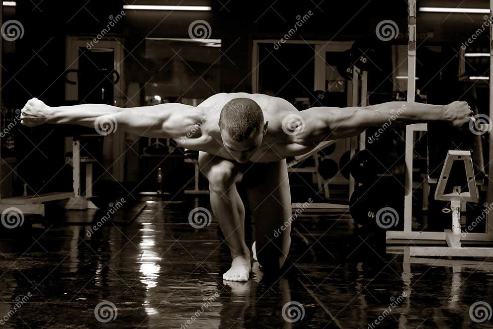 Artistic bodybuilder stock image. Image of macho, champion - 2066097