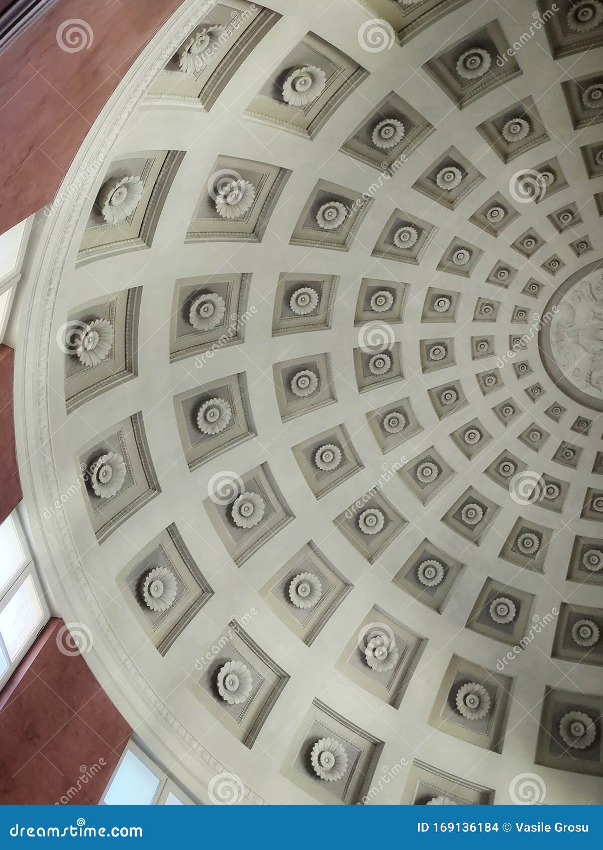 Artistic Castle Old Ceiling in Munich Stock Photo - Image of museum ...