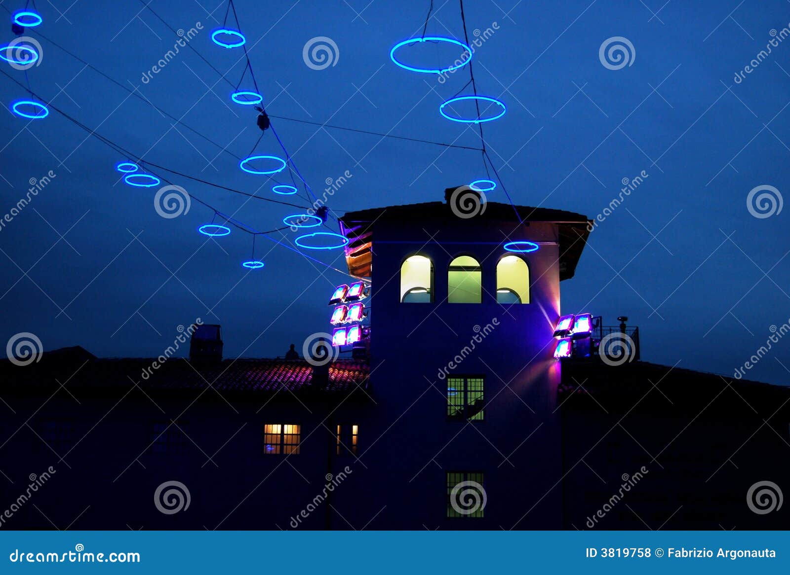 Artistic Christmas Lights, Turin Stock Photo - Image of italy, culture ...