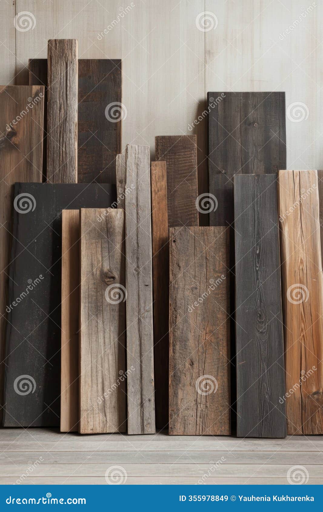 Artistic Cladding Board Display Stock Illustration - Illustration of ...