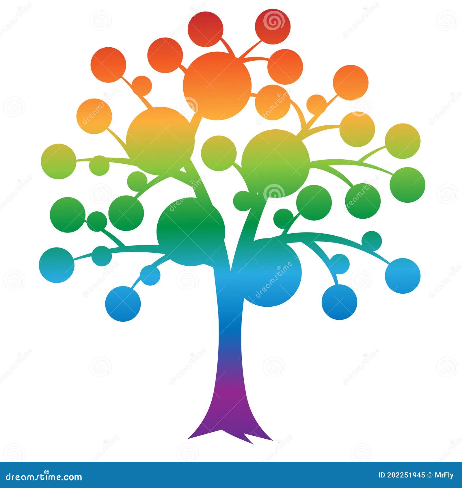 Communication Tree Cartoon Vector | CartoonDealer.com #35126725