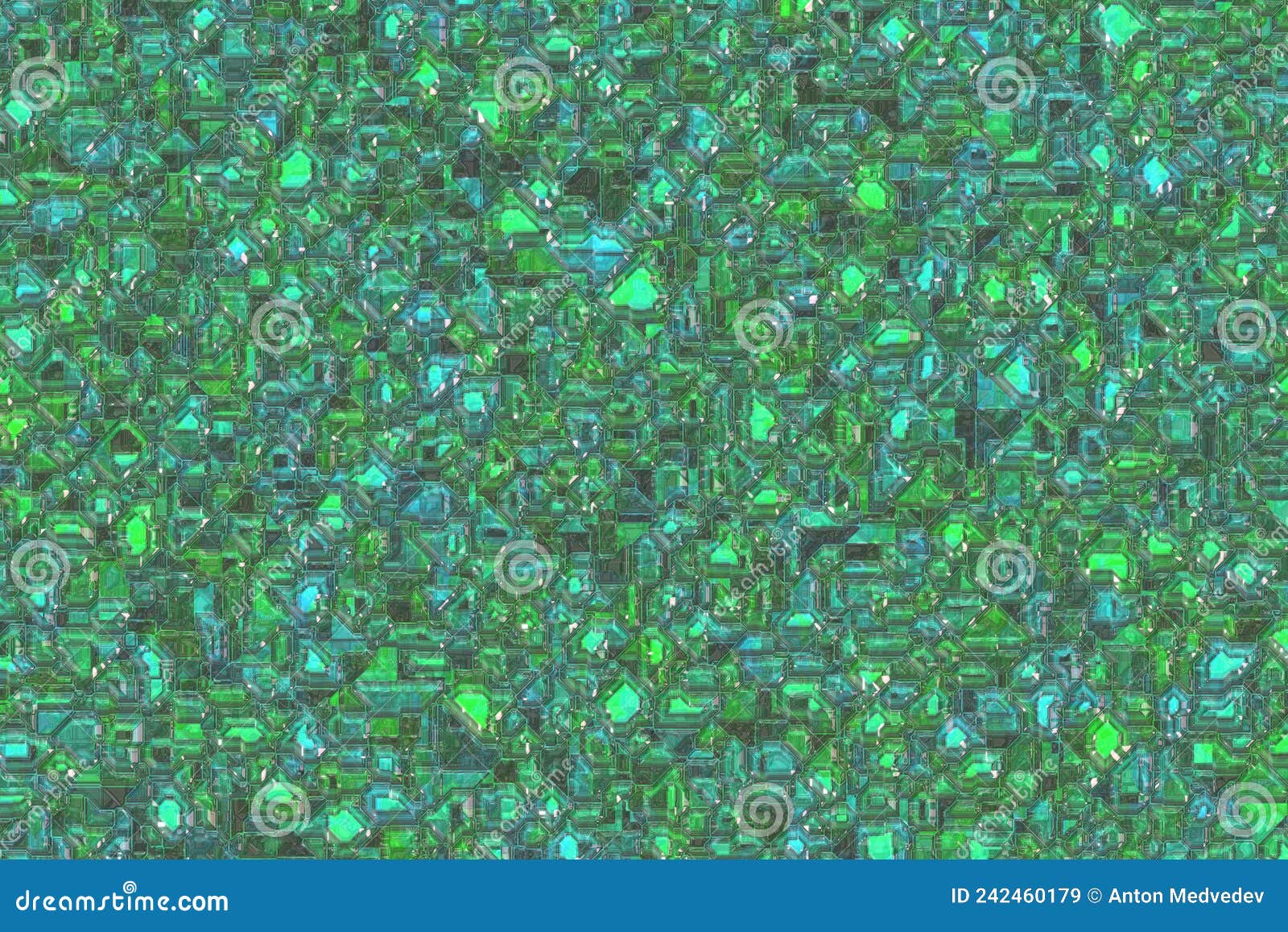 Artistic Computer Crystalline Pattern Computer Art Texture Illustration ...