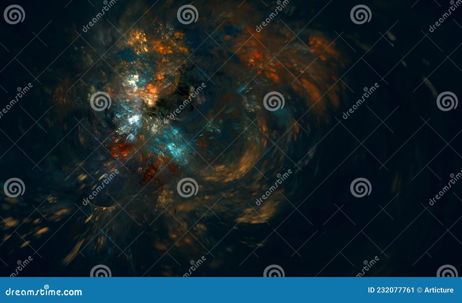 Artistic Cosmic Infinity 3d Representation, Splash and Vortex of ...
