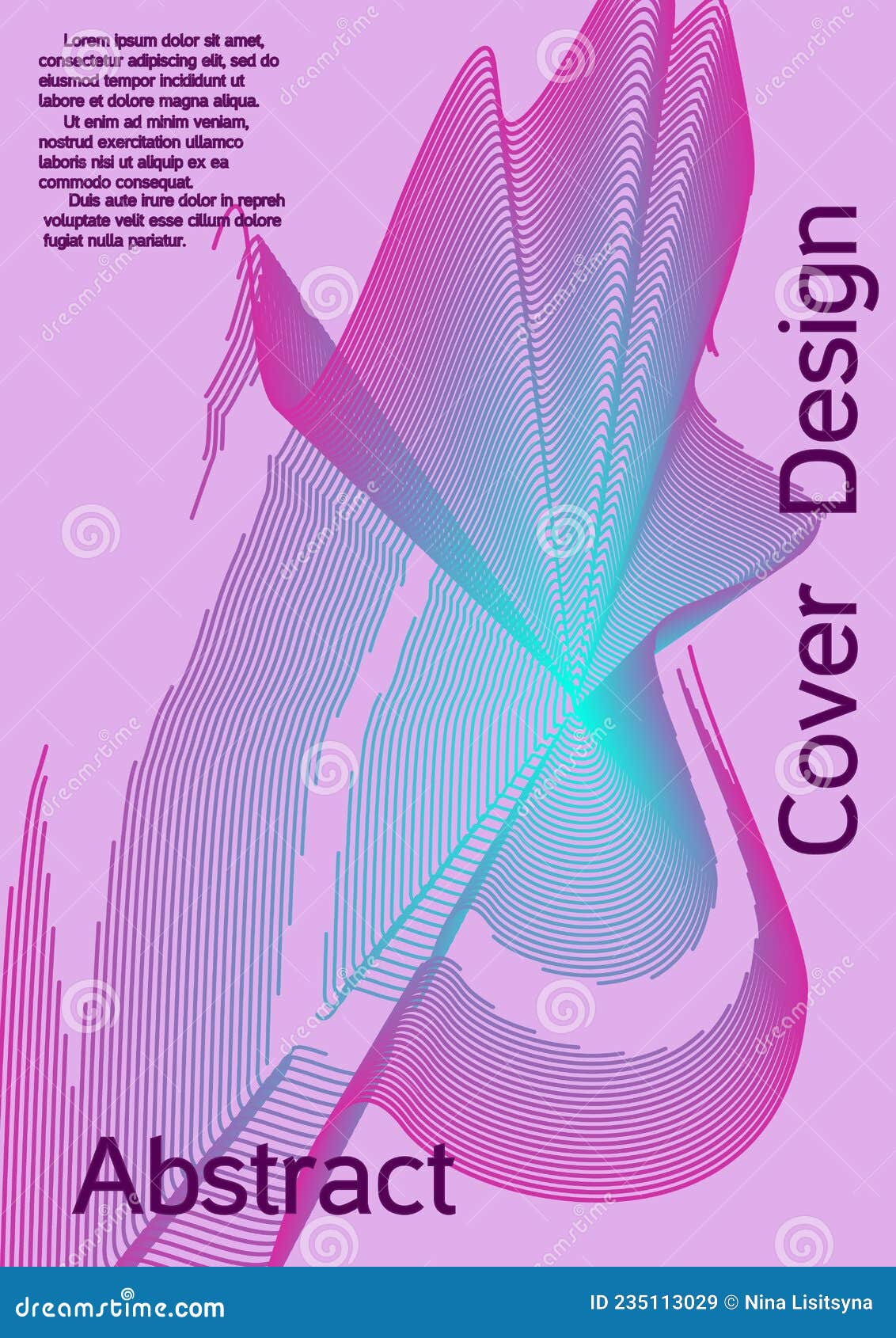 Artistic Covers Design. Creative Stock Vector - Illustration of paint ...