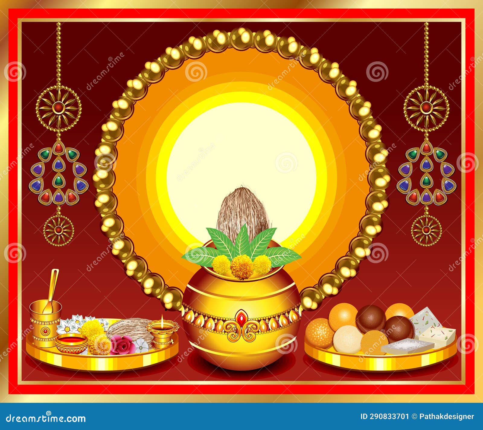 Creative Indian Flag Design Cartoon Vector | CartoonDealer.com #32420507