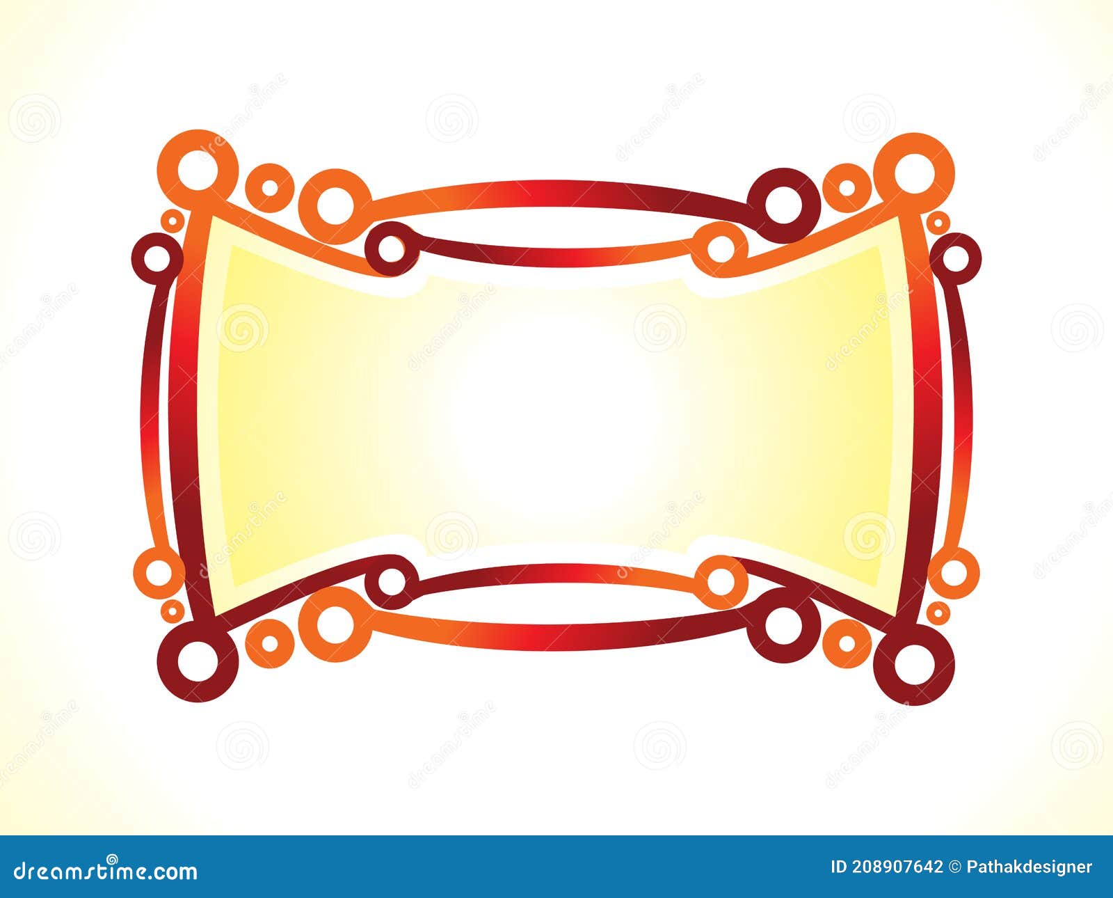 Creative Rectangle Swirl Design Pattern Background Vector Illustration ...