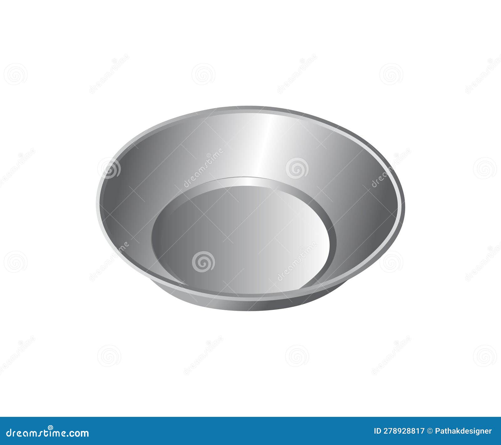 Artistic Creative Steel Bowl Stock Vector - Illustration of table ...