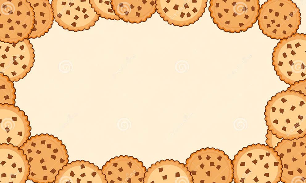 An Artistic Depiction of a Cookie Frame, Showcasing an Array of ...