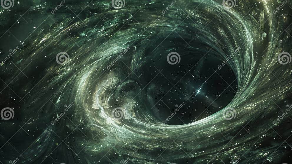 The Celestial Vortex of Infinity Stock Illustration - Illustration of ...