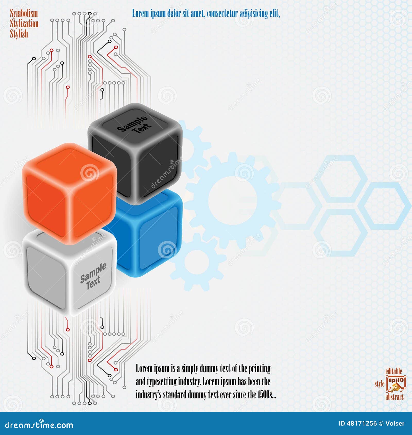 Artistic Design of Three Dimensions Cubes with Electronic Circuits ...