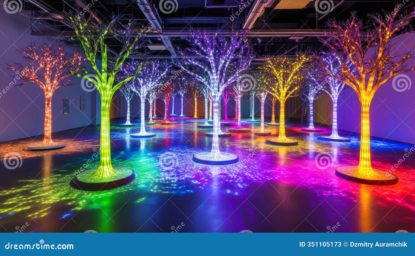 Artistic Display of Recycled Electronic Trees in a Surreal Forest ...