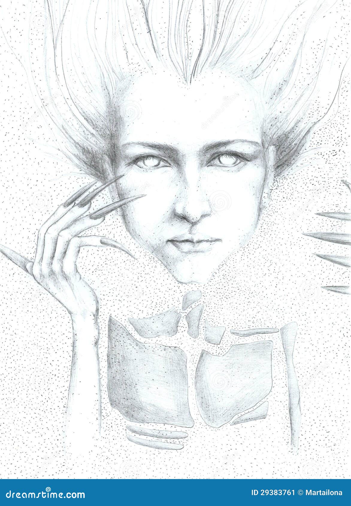 Imaginary Hand Drawn Old Map Cartoon Vector | CartoonDealer.com #115183491