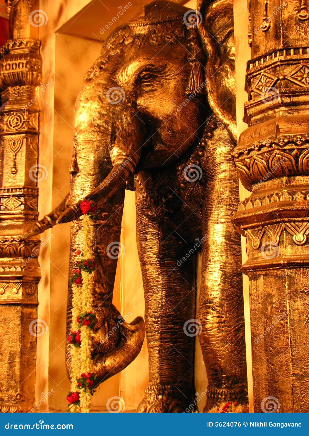 Artistic Elephant stock photo. Image of decorated, ancient - 5624076