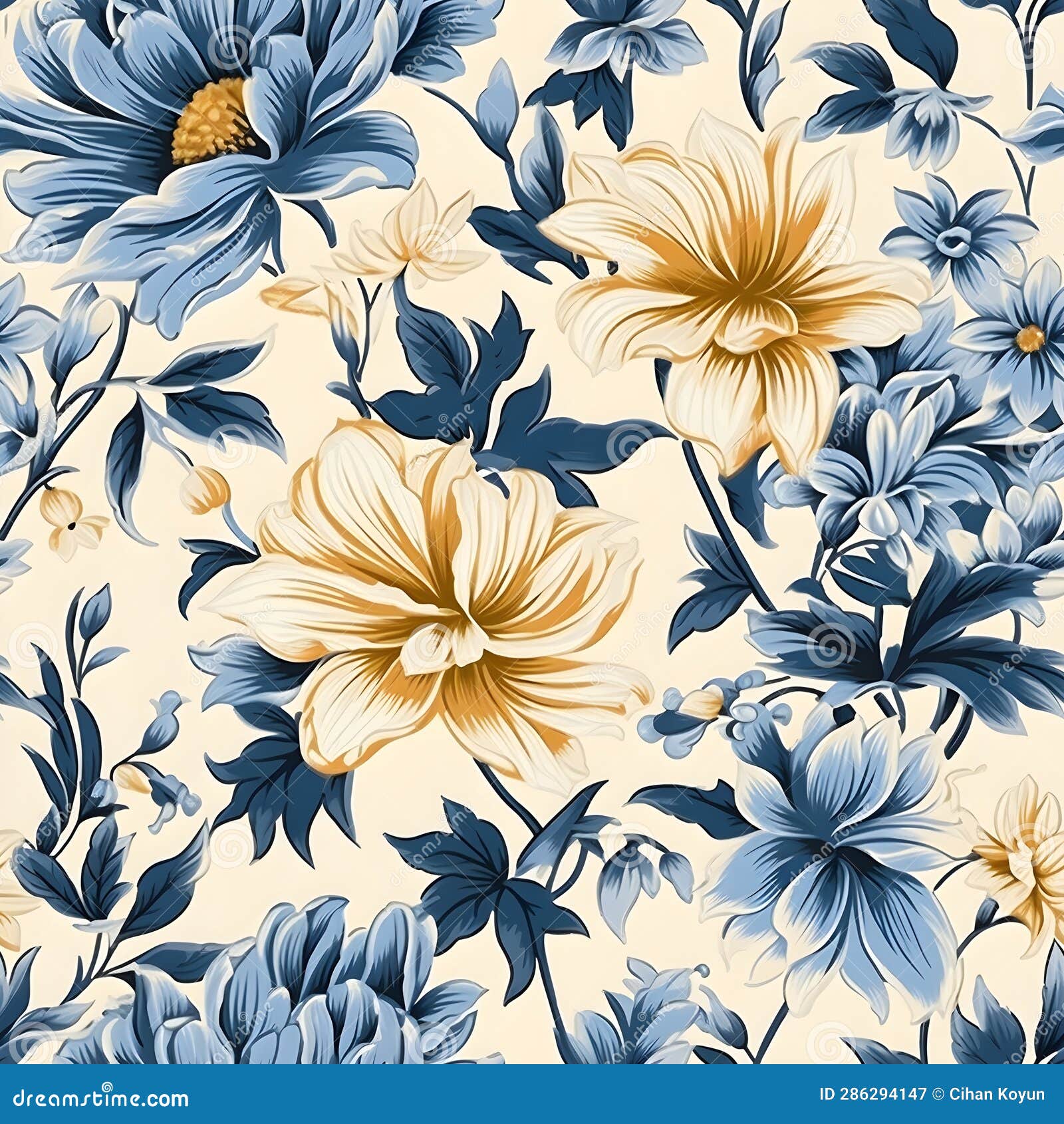 Artistic Floral Pattern for Art Lovers Stock Illustration ...