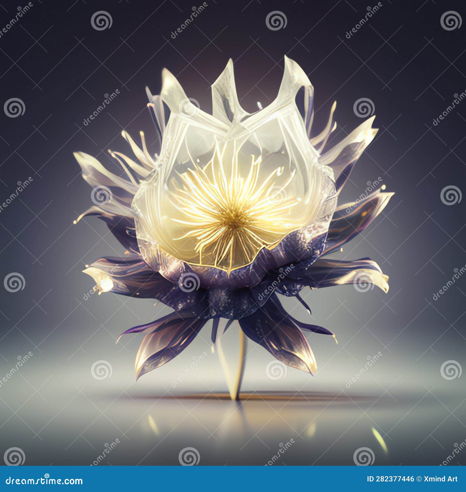 Artistic Flower Element with Cinematic Shot Ai Generated Stock ...
