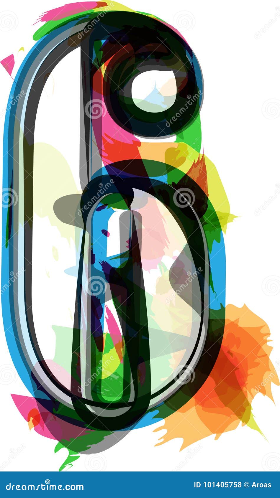 Artistic Font - Number 6 stock vector. Illustration of scrapbook ...