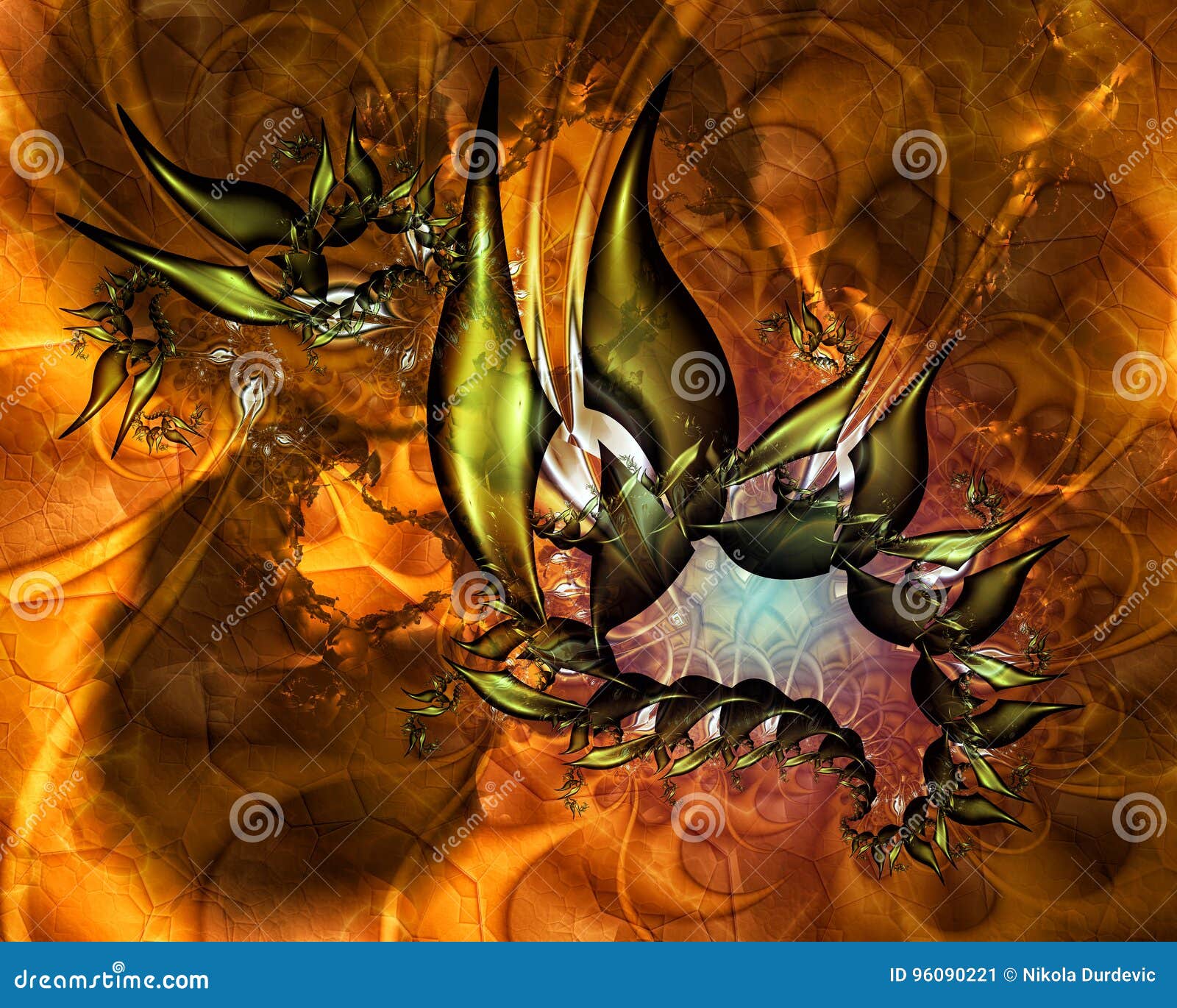Artistic Fractal V Stock Illustrations – 7 Artistic Fractal V Stock ...