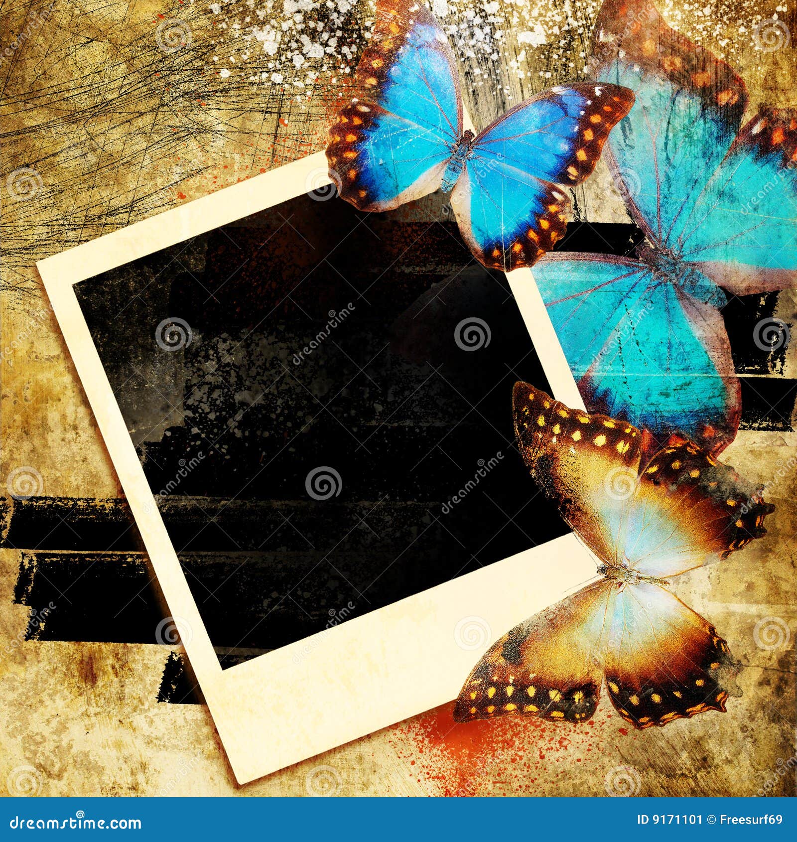 Artistic frame stock illustration. Illustration of decorative - 9171101