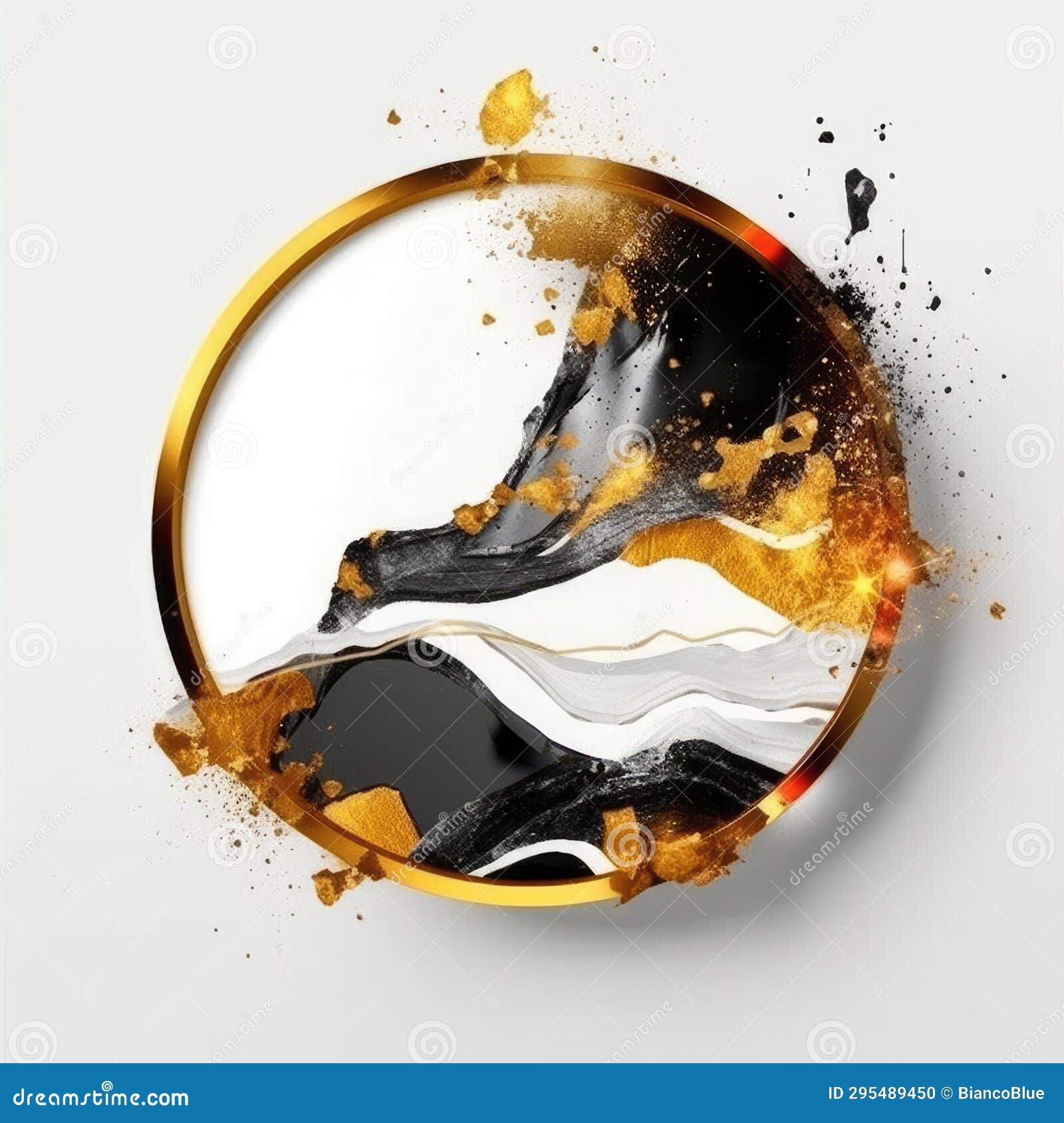 Artistic Frame for Design Advertising Placement and Buzzy Logo ...