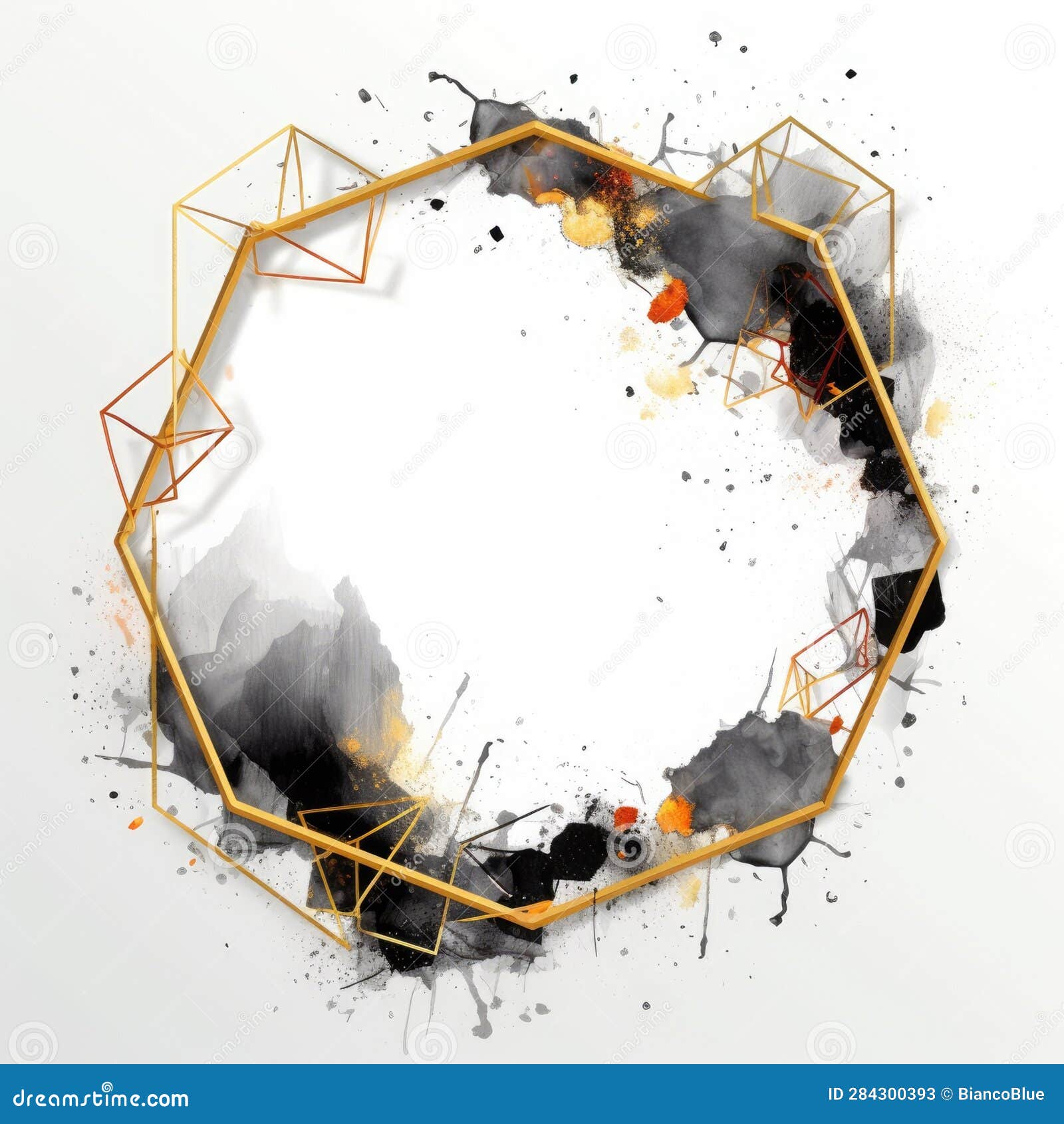 Artistic Frame for Design Advertising Placement and Buzzy Logo ...