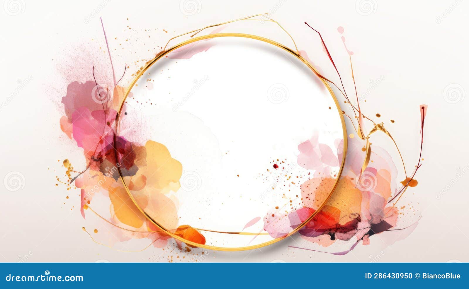 Artistic Frame for Design Advertising Placement and Buzzy Logo ...