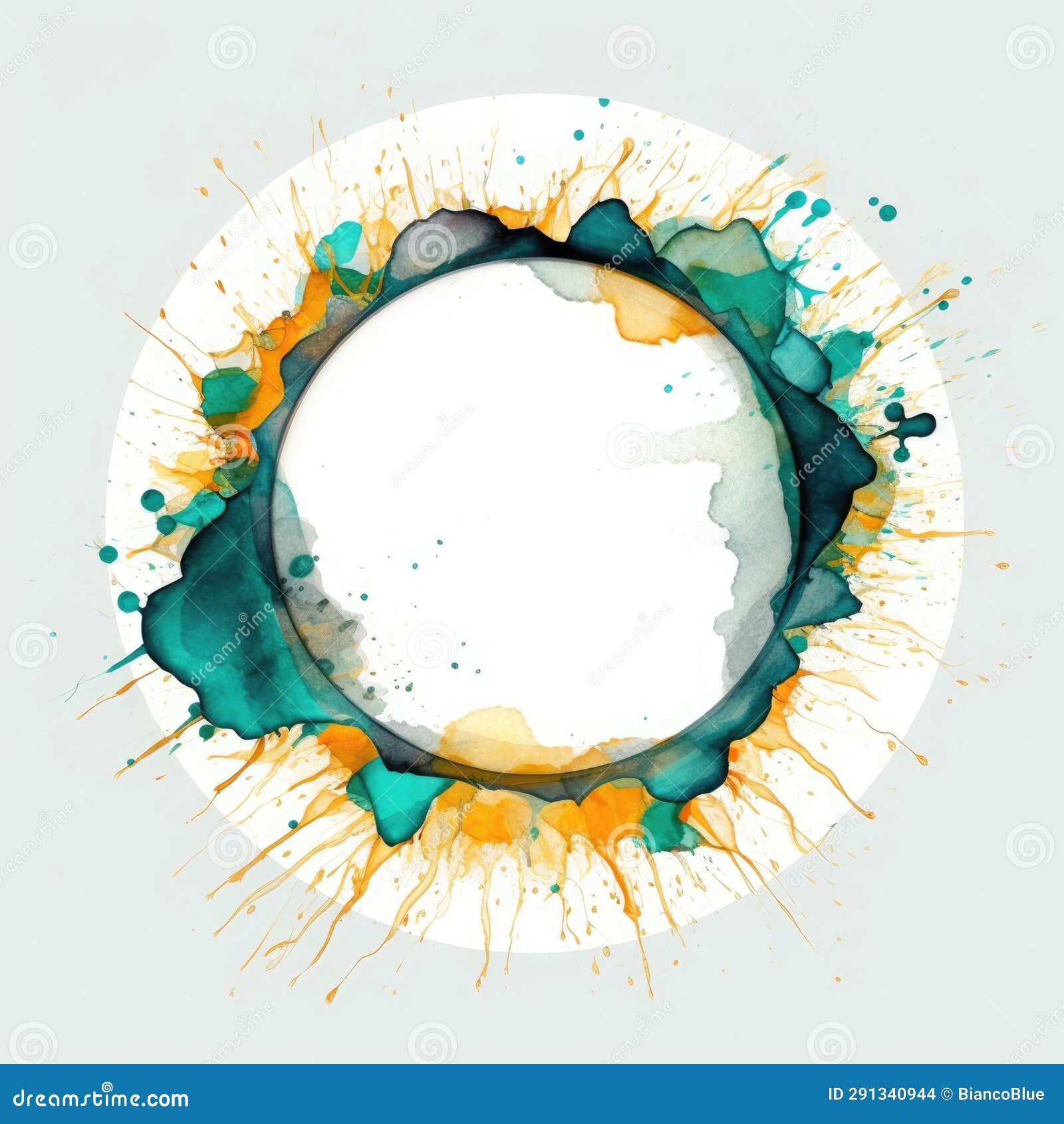 Artistic Frame for Design Advertising Placement and Buzzy Logo ...