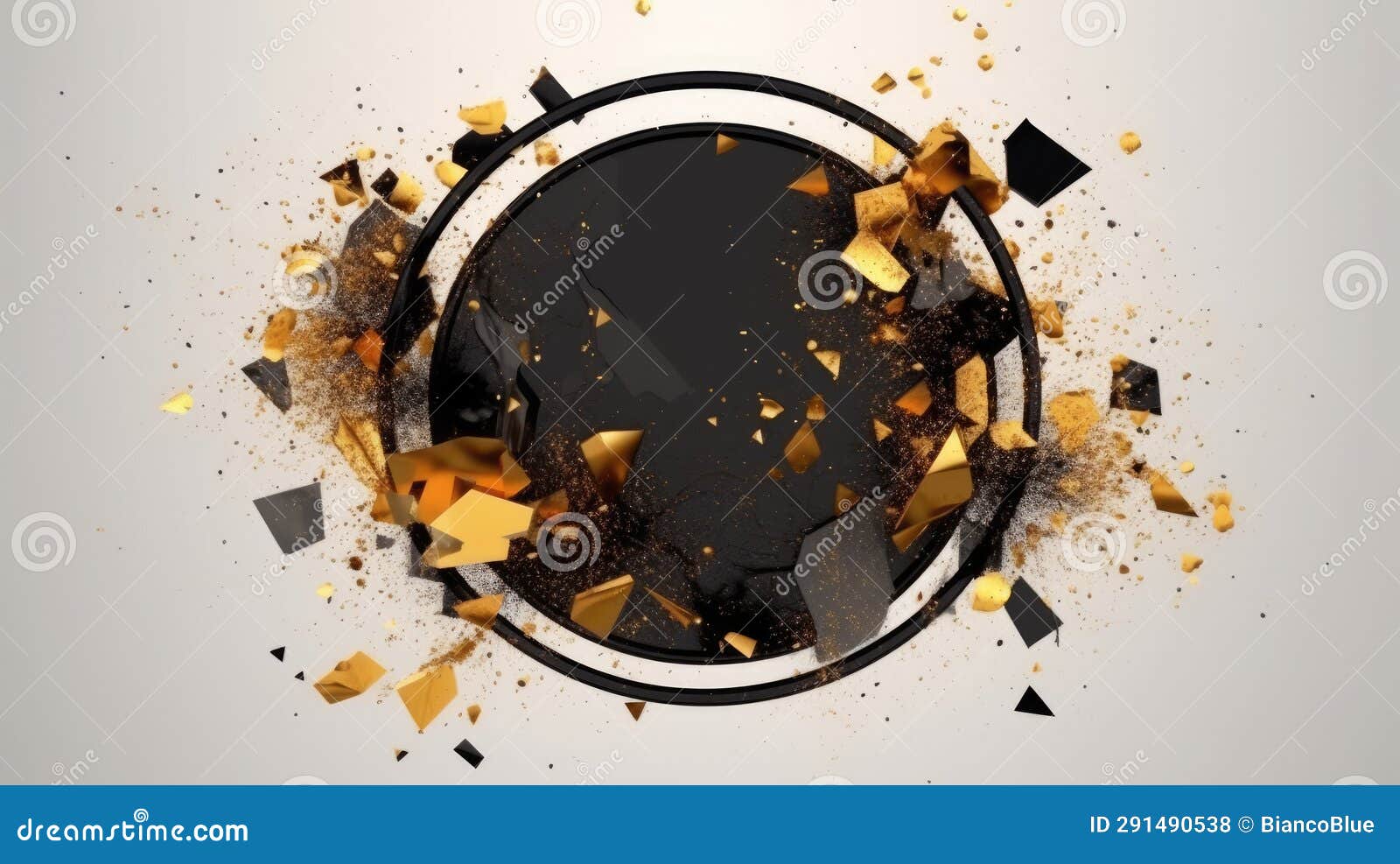 Artistic Frame for Design Advertising Placement and Buzzy Logo ...