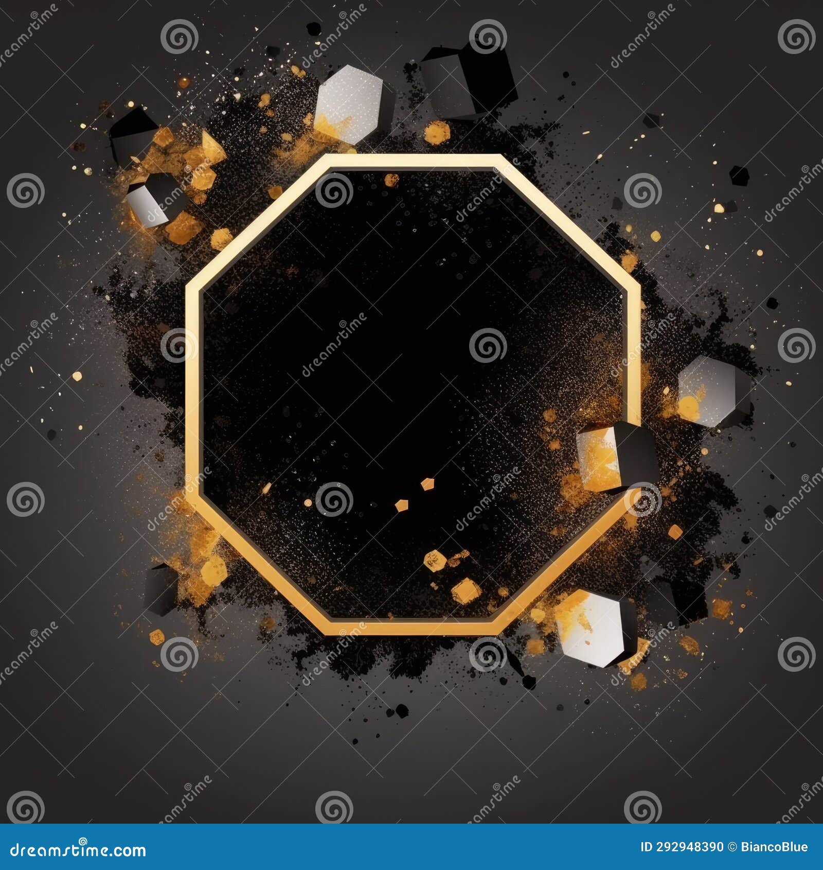 Artistic Frame for Design Advertising Placement and Buzzy Logo ...