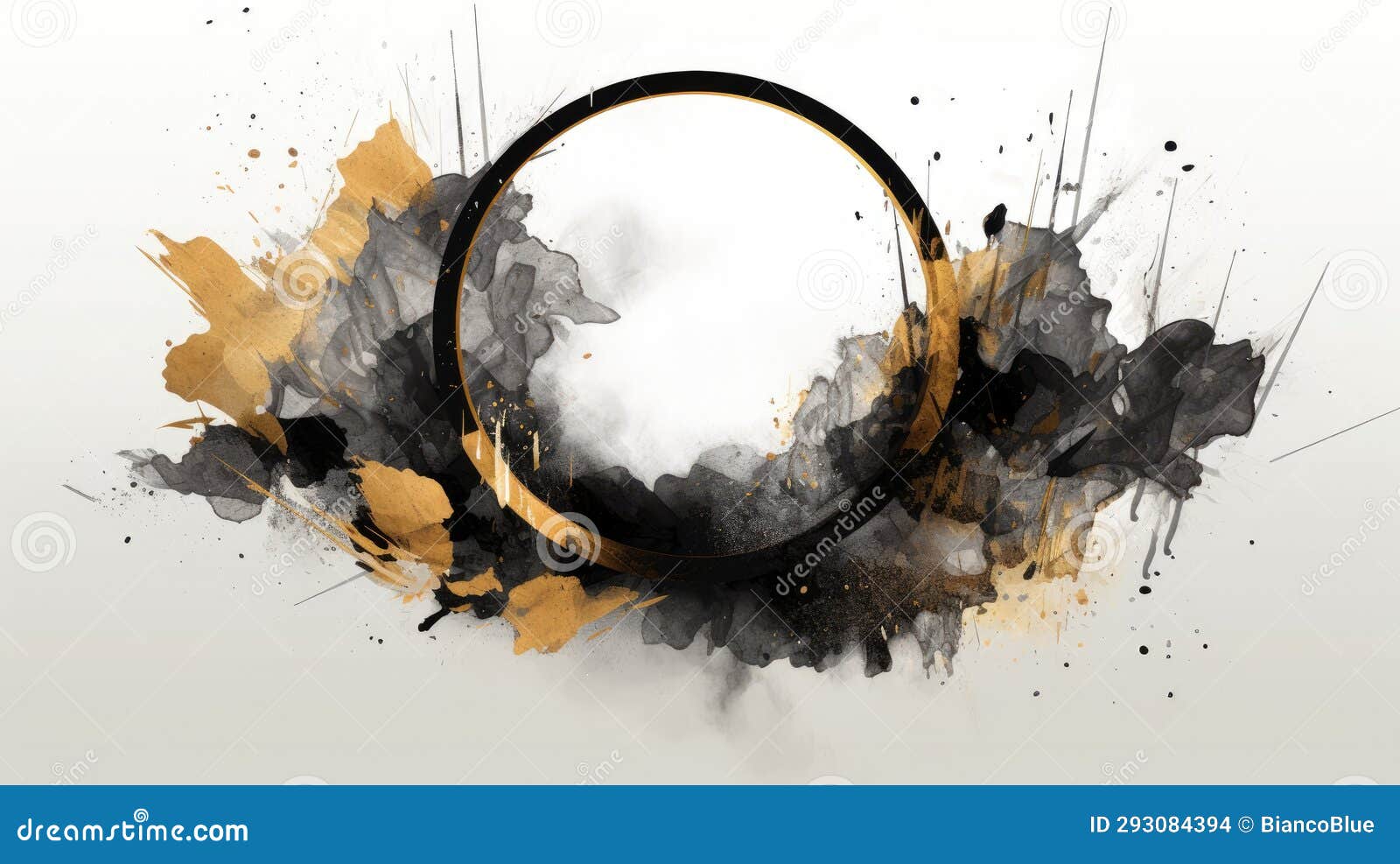 Artistic Frame for Design Advertising Placement and Buzzy Logo ...