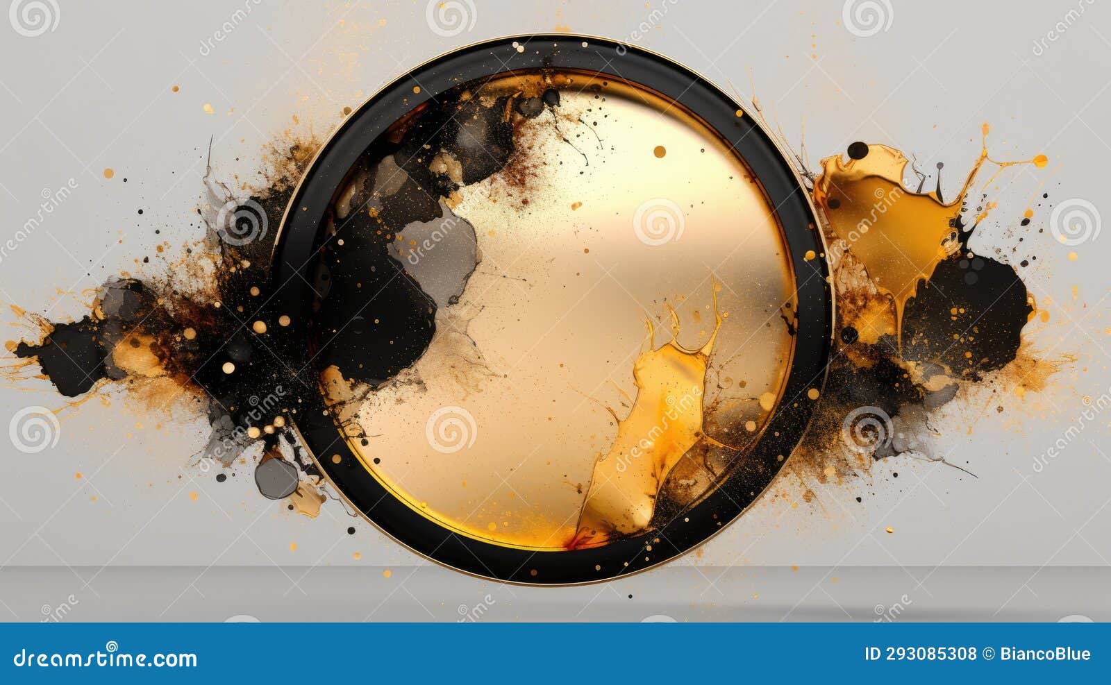 Artistic Frame for Design Advertising Placement and Buzzy Logo ...