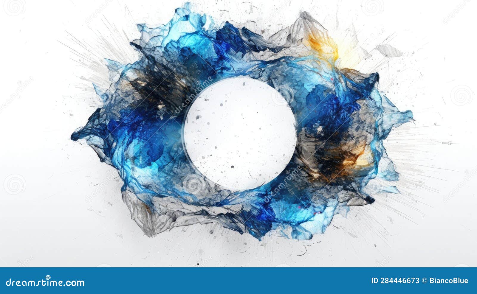 Artistic Frame for Design Advertising Placement and Buzzy Logo ...