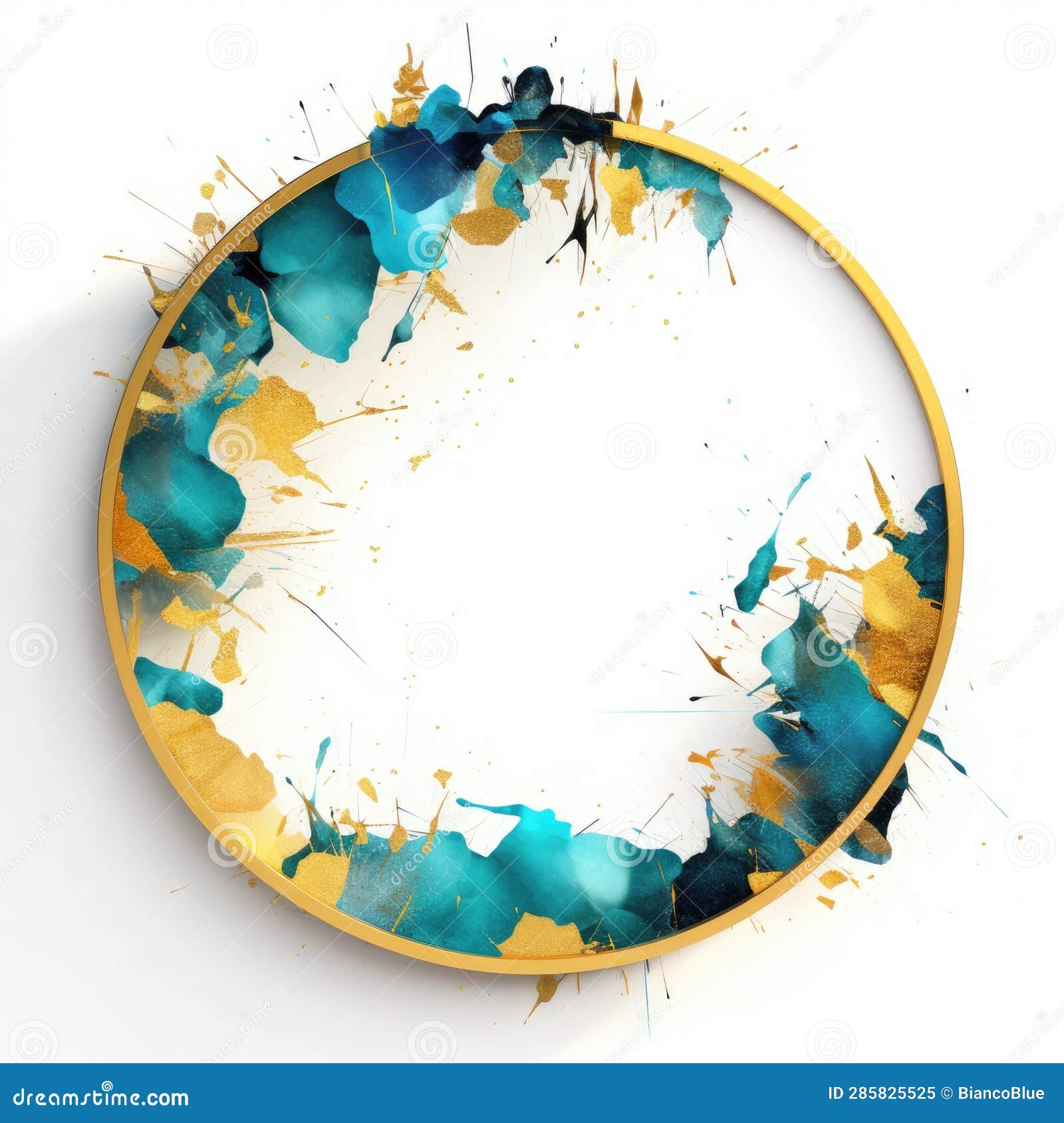 Artistic Frame for Design Advertising Placement and Buzzy Logo ...