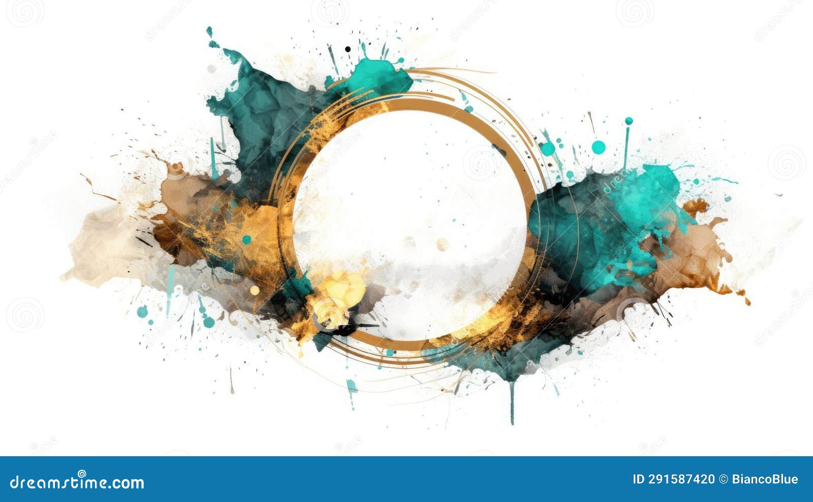 Artistic Frame for Design Advertising Placement and Buzzy Logo ...