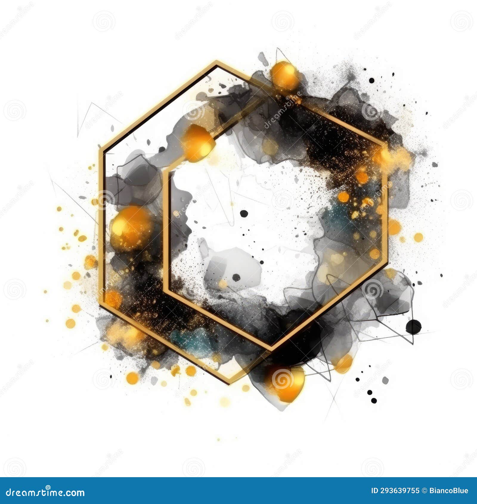 Artistic Frame for Design Advertising Placement and Buzzy Logo ...