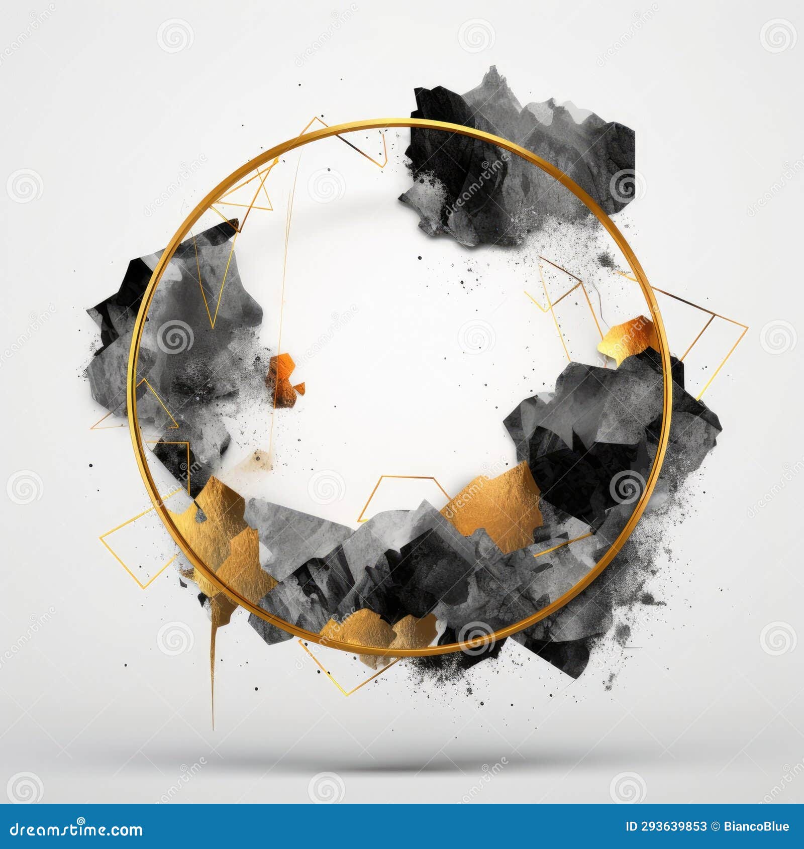 Artistic Frame for Design Advertising Placement and Buzzy Logo ...