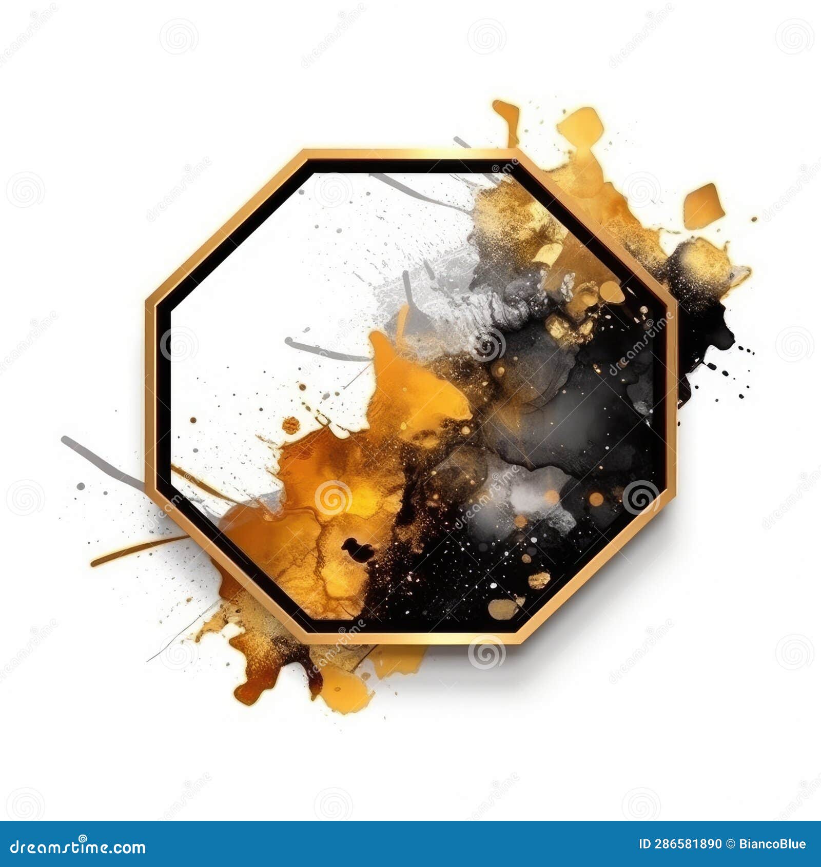 Artistic Frame for Design Advertising Placement and Buzzy Logo ...