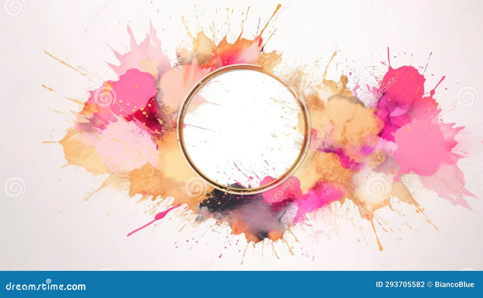 Artistic Frame for Design Advertising Placement and Buzzy Logo ...