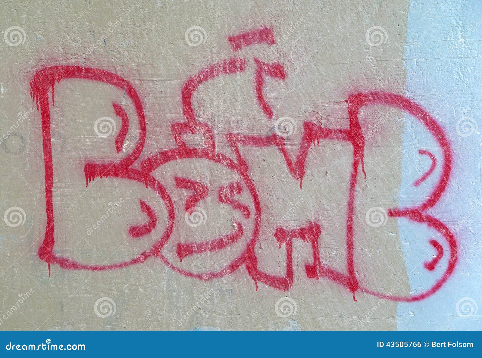 Artistic graffiti of bomb stock photo. Image of symbolic - 43505766