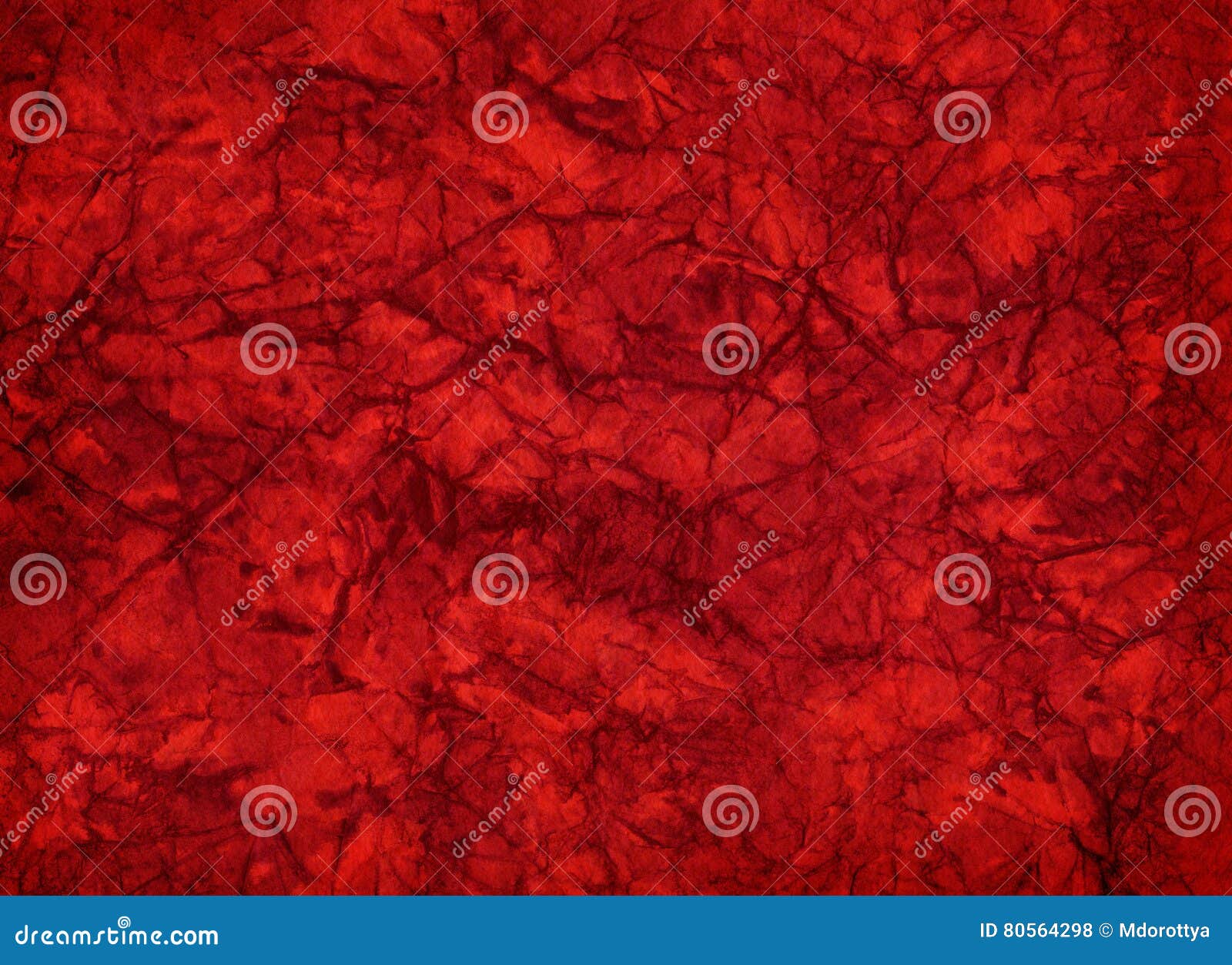Artistic Hand Painted Red Paper Background Stock Illustration ...