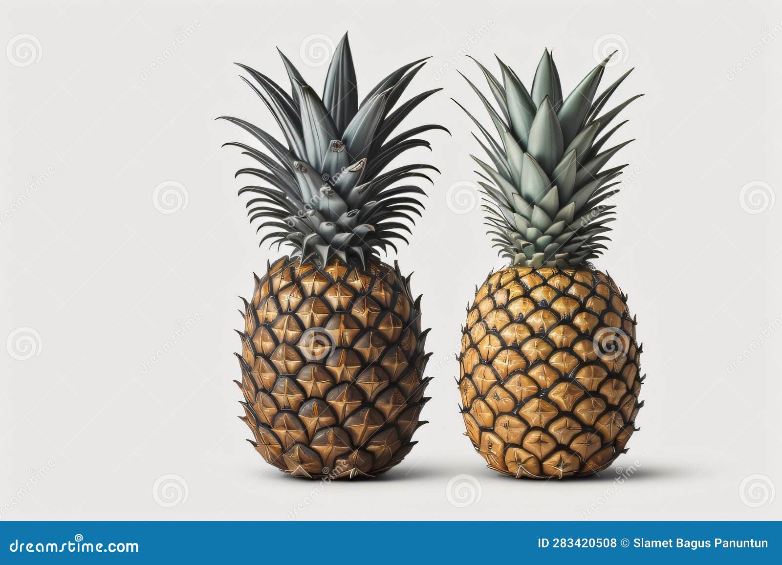 Artistic Hand-Sketched Pineapple Picture Stock Illustration ...