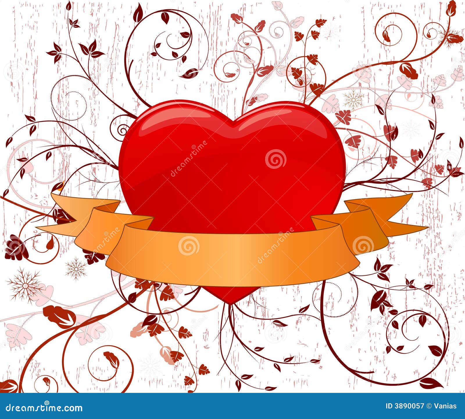 Artistic Heart Vector Design Illustration Stock Vector - Illustration ...