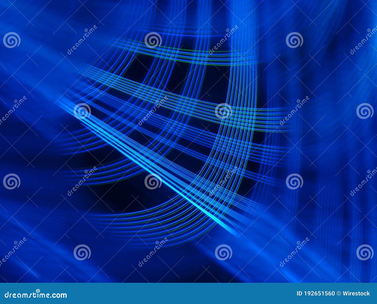 Artistic Illustration of Focused and Controlled Lights Providing a ...