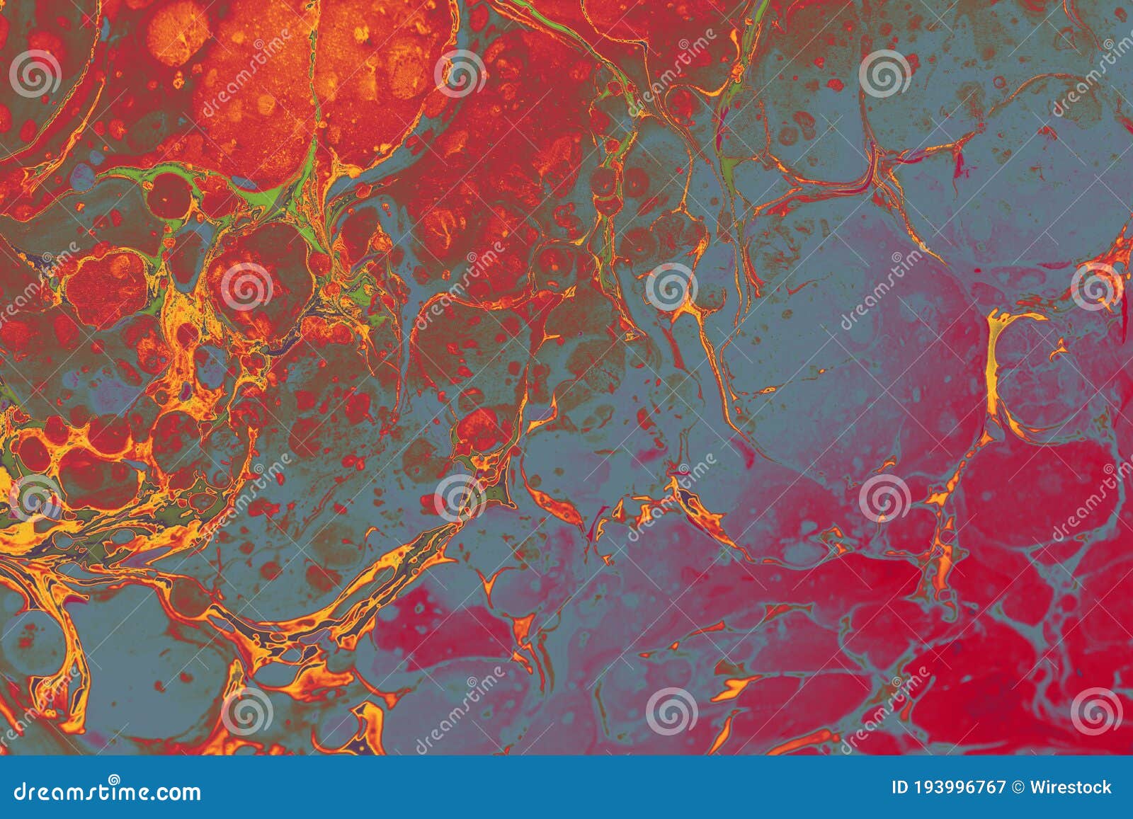 Artistic Illustration of Varying Colors Creating an Infrared Effect on ...