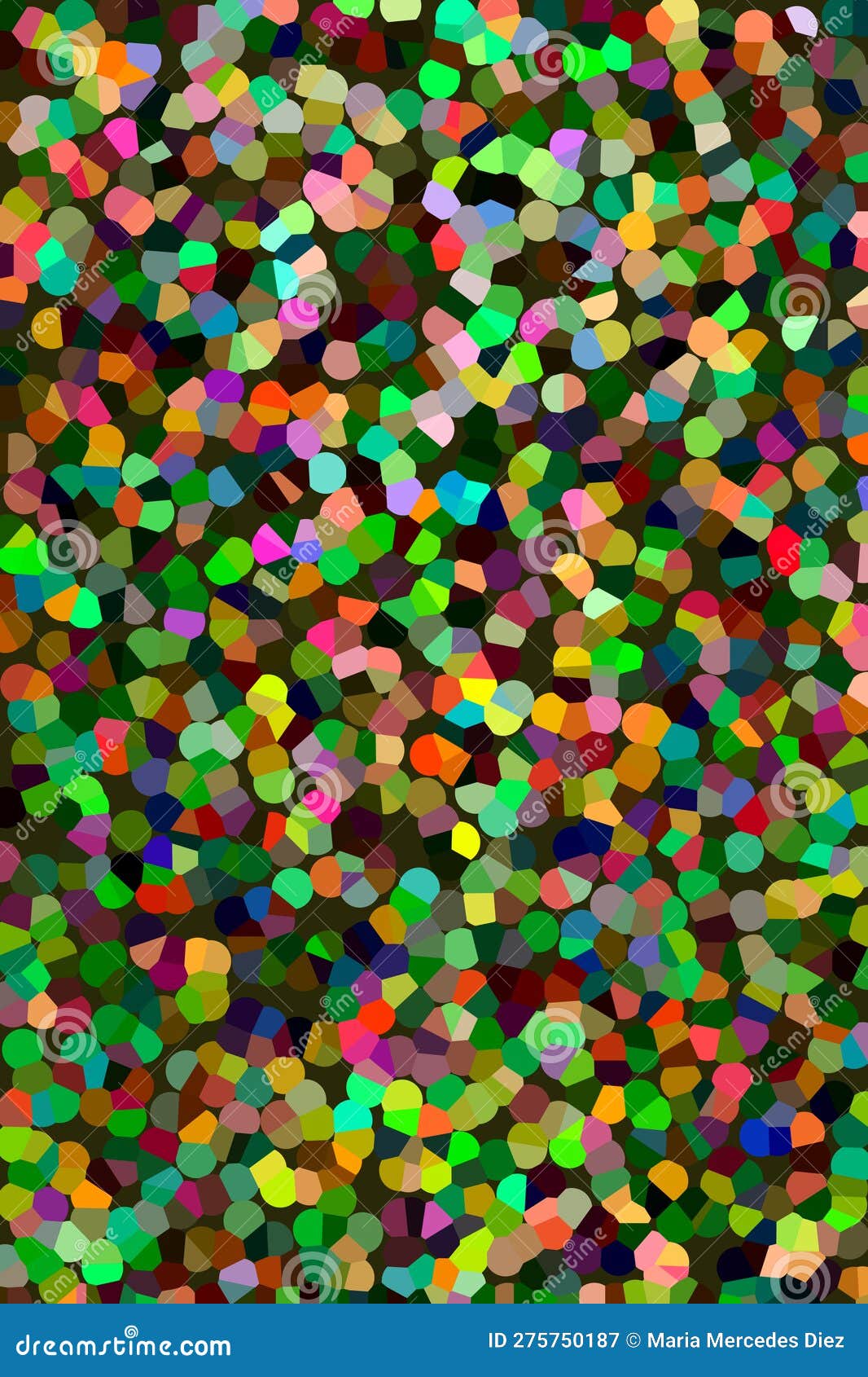 A Colorful Ethical Illustration or Background, Filled with Colorful ...